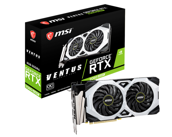 MSI GEFORCE RTX 2060 SUPER VENTUS NVIDIA Graphics Card 8GB GDDR6